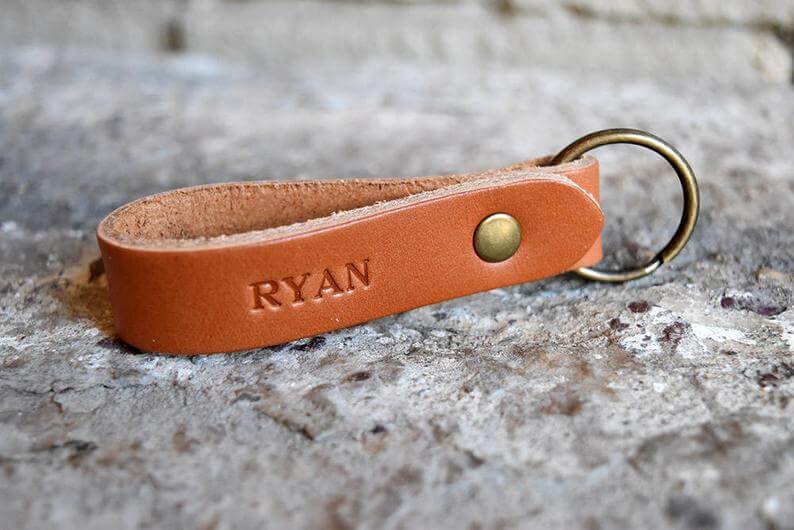 Top 10 Leather Keychain Gifts for Him or Her -- Personalized + Handmade!