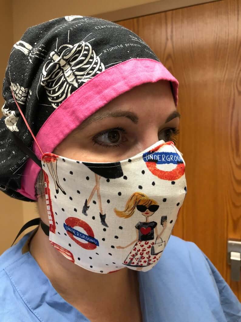 Where To Buy Cute Face Masks on Etsy | Emmaline Bride