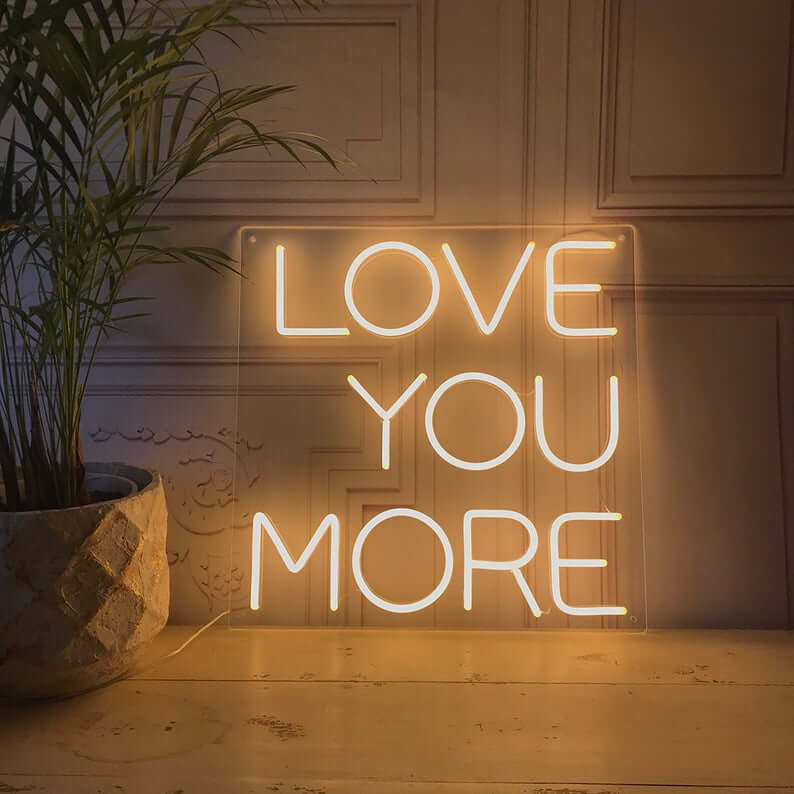 Neon Sign That Says Love You More? -- Ask Emmaline | Emmaline Bride