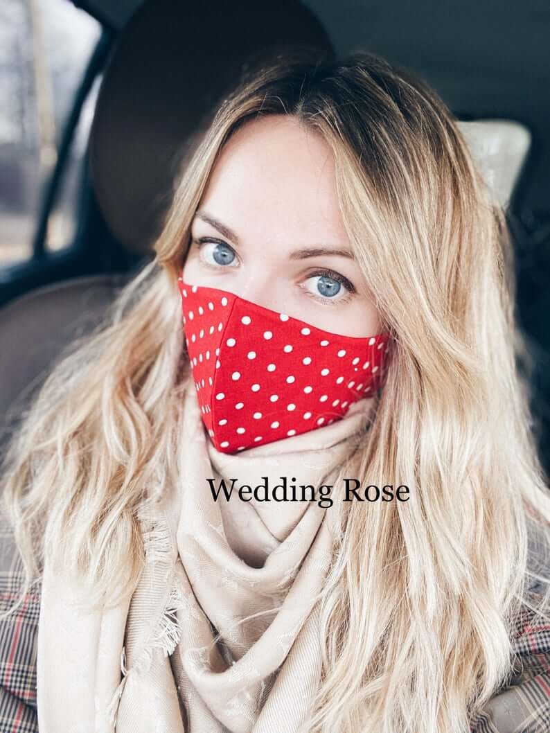 Where To Buy Cute Face Masks on Etsy | Emmaline Bride