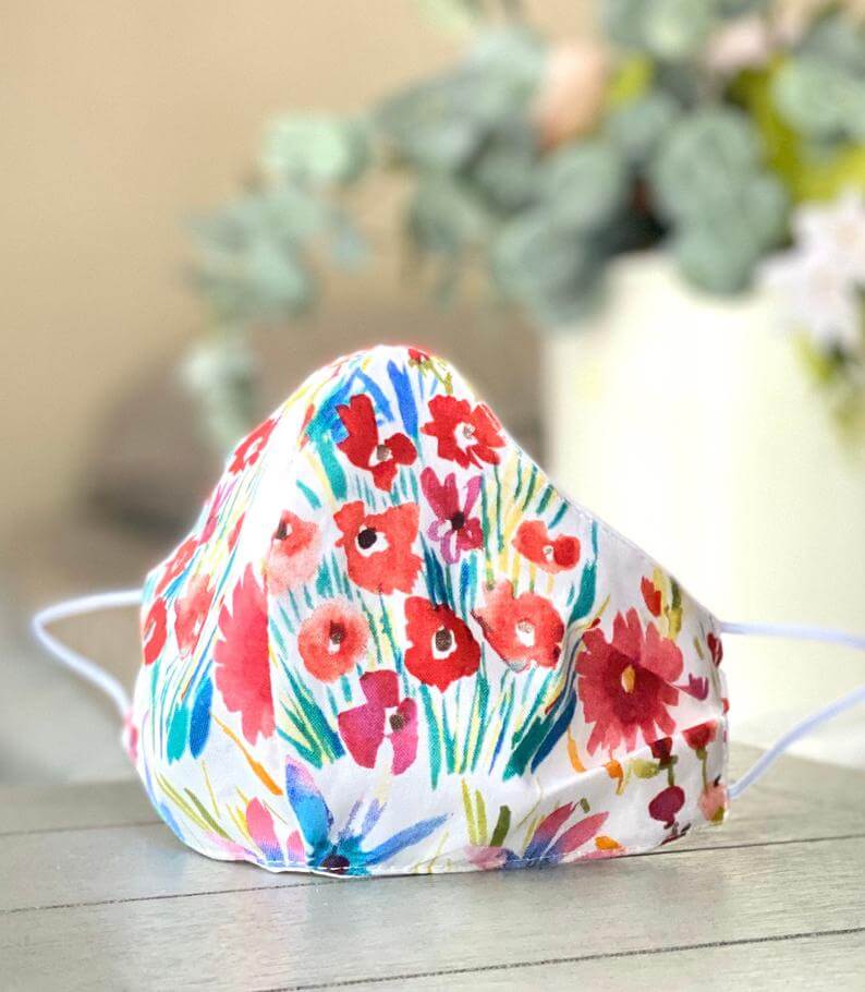 Where To Buy Cute Face Masks on Etsy | Emmaline Bride
