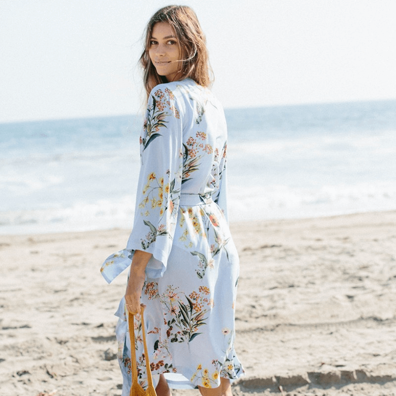 Where to Buy Long Bridesmaid Robes in Ankle / Maxi / Midi Length