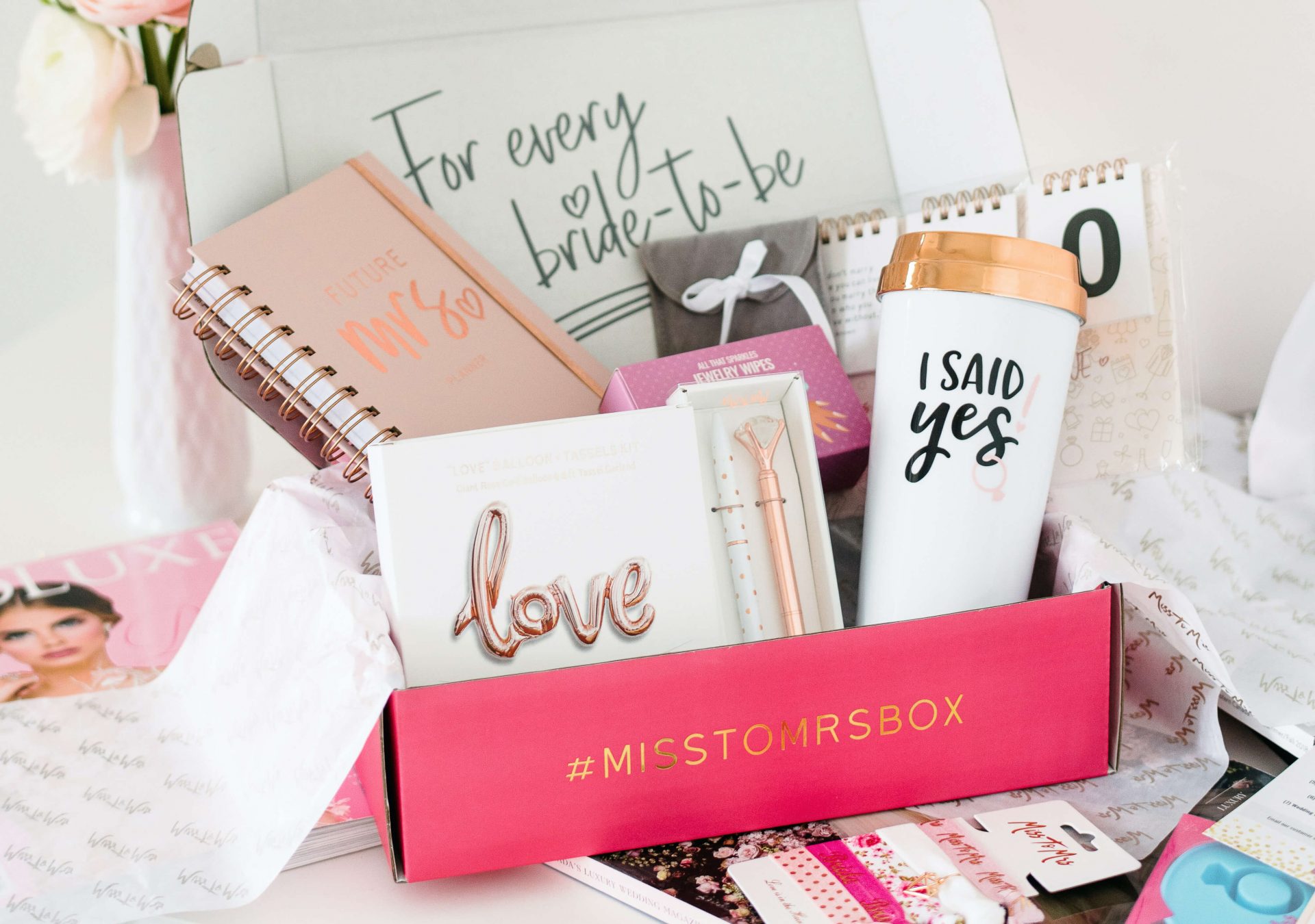 The Best Bridal Subscription Box -- Delivered on YOUR Wedding Timeline