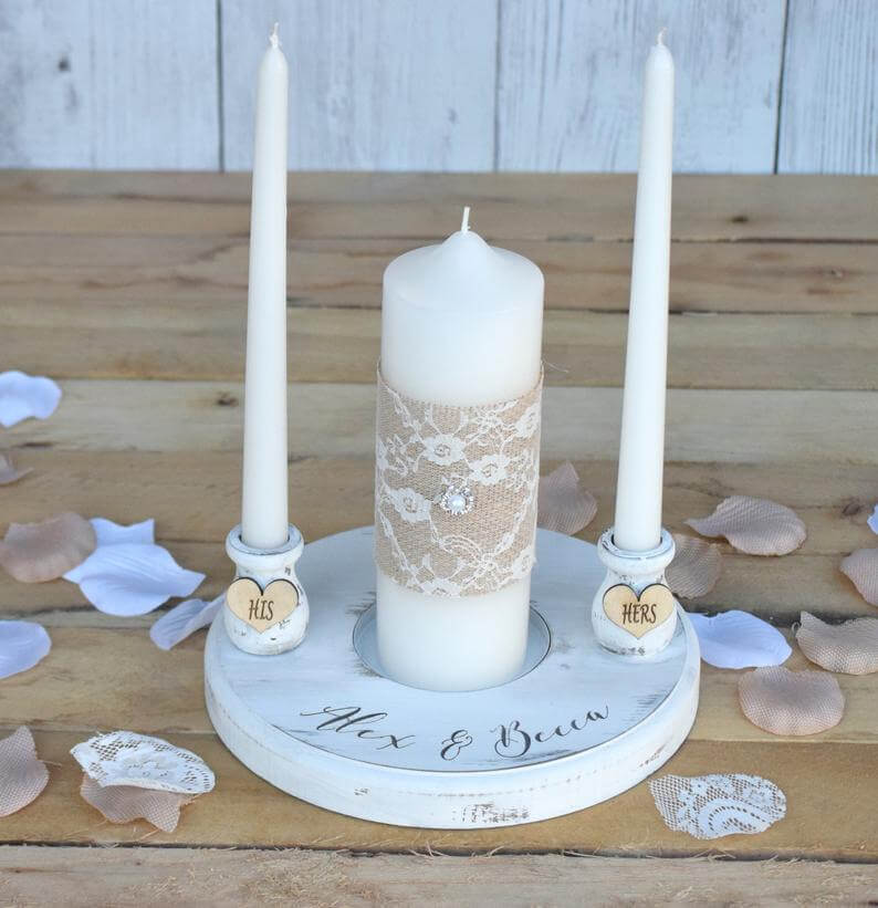 Rustic Unity Candle Set for Weddings? -- Ask Emmaline | Emmaline Bride