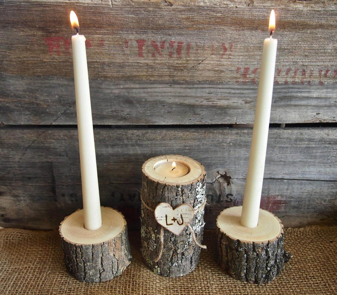 Rustic Unity Candle Set for Weddings? -- Ask Emmaline | Emmaline Bride