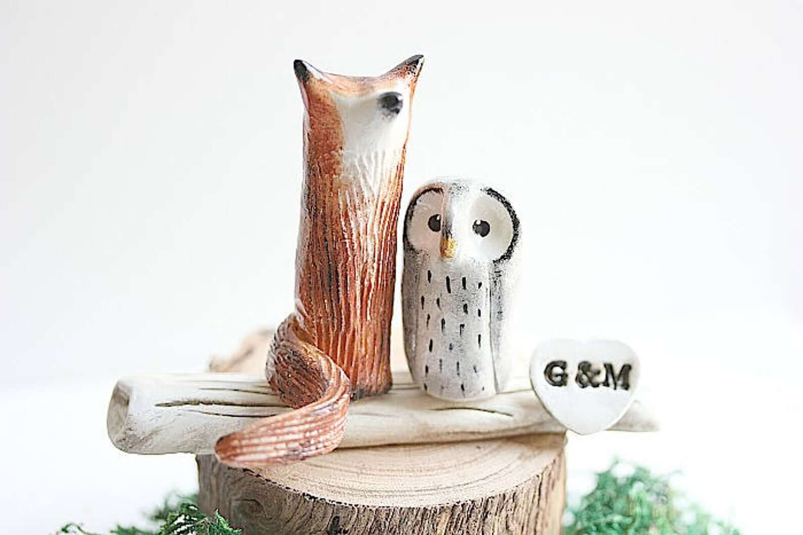 The Cutest Owl Cake Topper for Your Wedding | Emmaline Bride