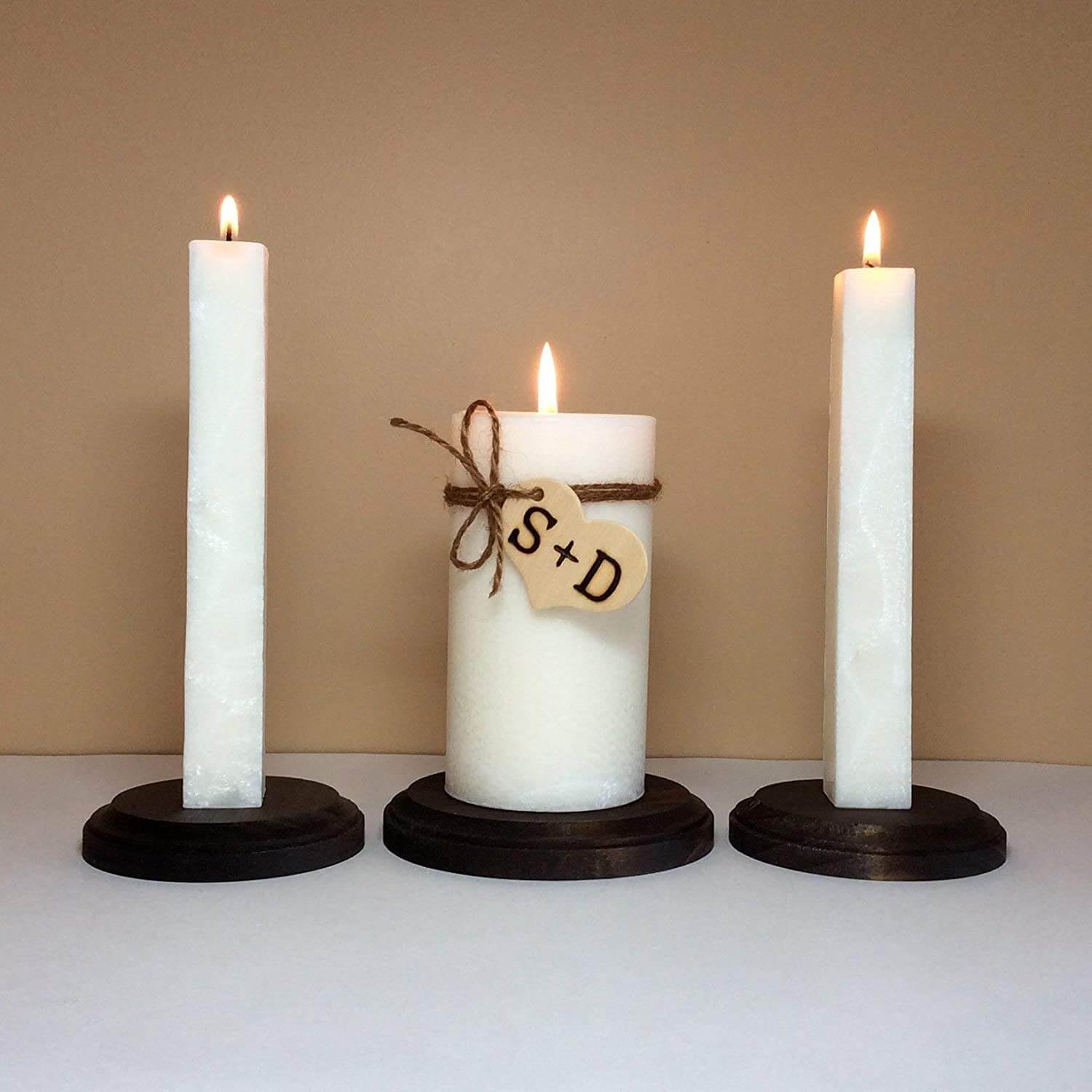 Rustic Unity Candle Set for Weddings? -- Ask Emmaline | Emmaline Bride