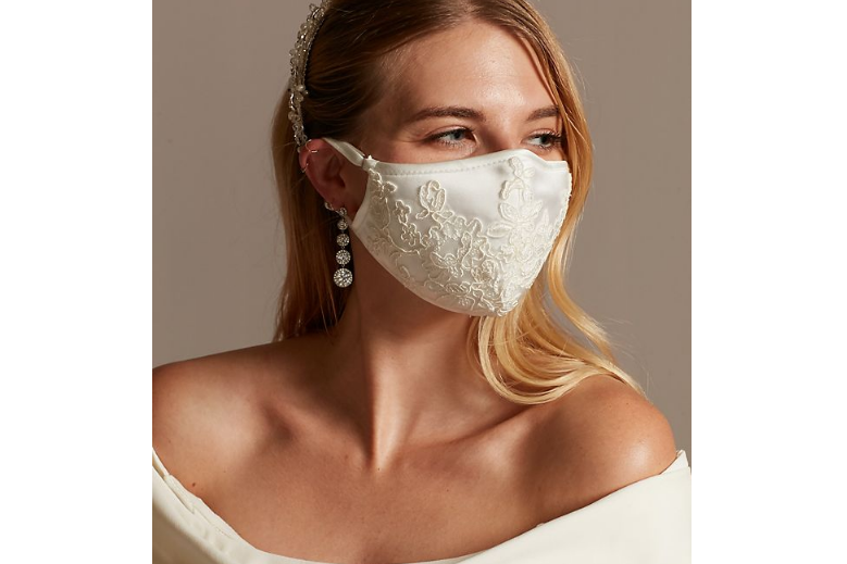 7 Bride Face Masks That Make Social Distancing More Stylish