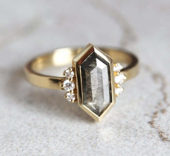 The Most Beautiful Hexagon Diamond Rings You Can Buy Online