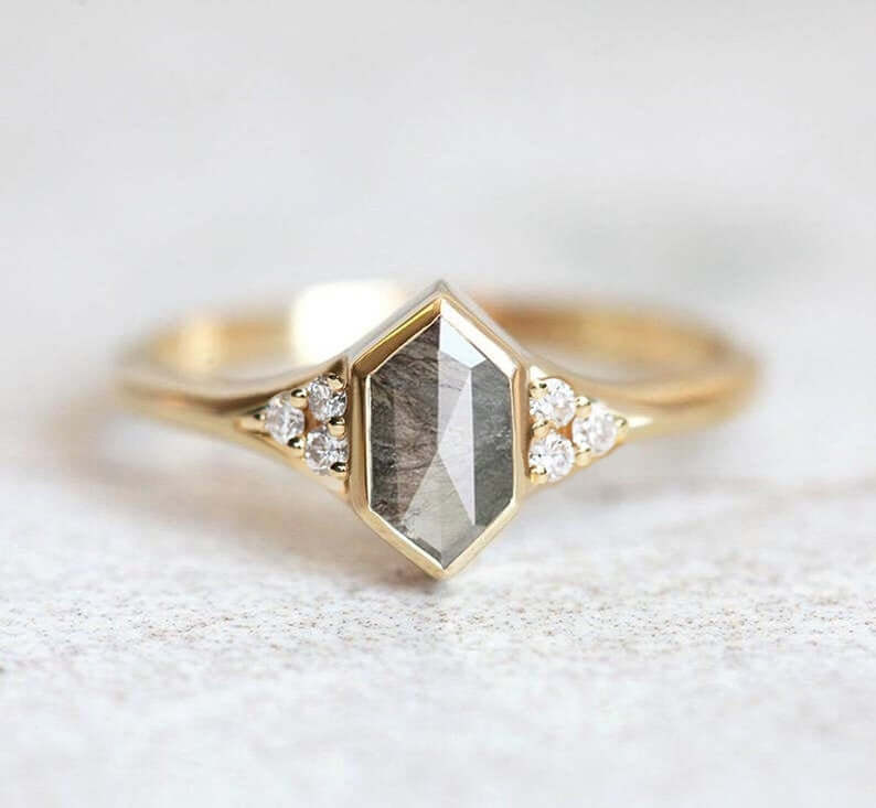 The Most Beautiful Hexagon Diamond Rings You Can Buy Online