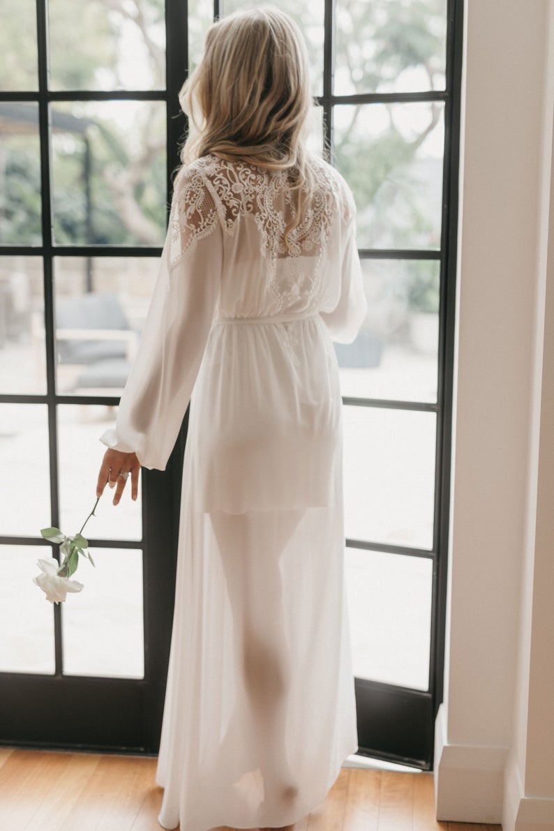 Long Lace Bridal Robe? -- Ask Emmaline | Emmaline Bride