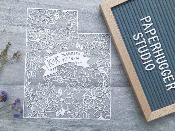 25 Best Paper Wedding Gifts for Him or Her: 1st Anniversary