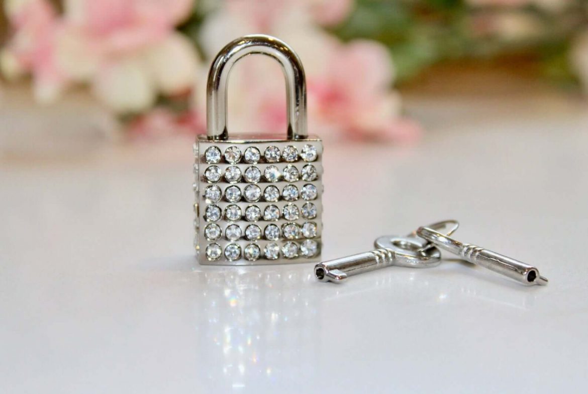 Wedding Card Box with Lock and Key -- That Looks Stylish + Cute!