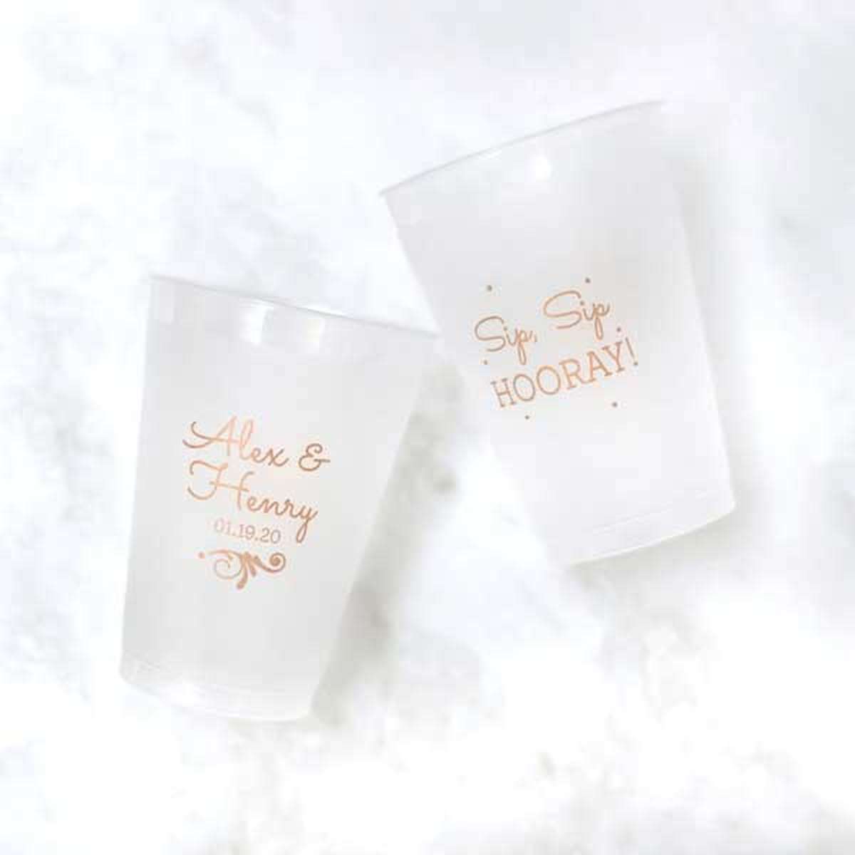 Where to Buy Wedding Stadium Cups / Favors for Guests to Take Home
