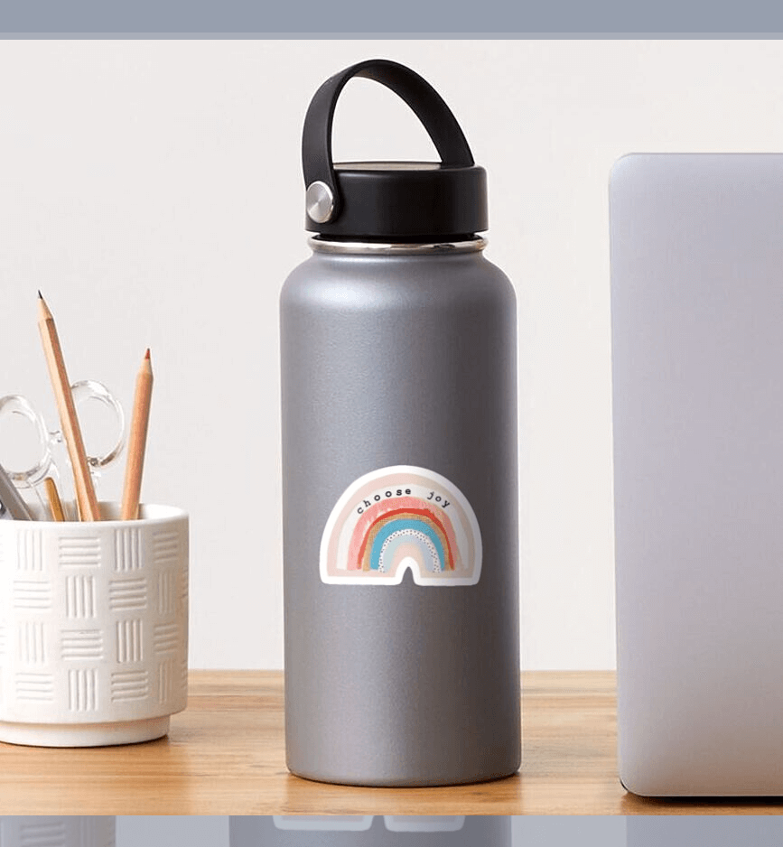 Fun DIY Gift Idea: Hydro Flask Bottles + Fun Stickers