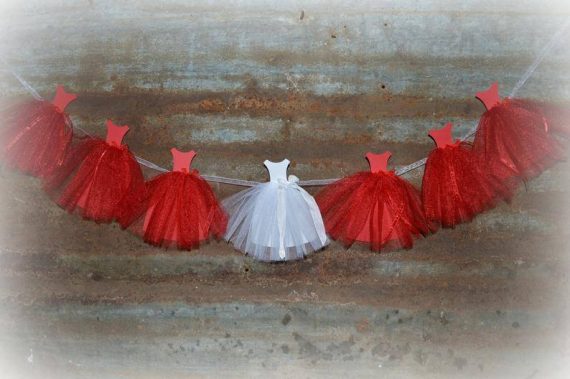 The CUTEST Wedding Dress Banner for Bridal Showers | Emmaline Bride