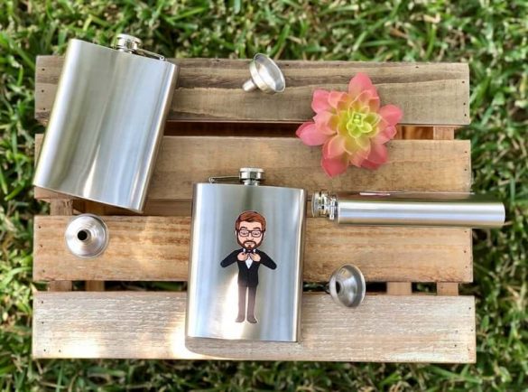 Bitmoji Wedding Napkins, Invites + Tumblers: These Are So Much Fun!