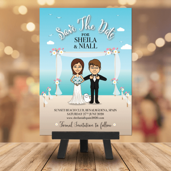 Bitmoji Wedding Napkins, Invites + Tumblers: These Are So Much Fun!