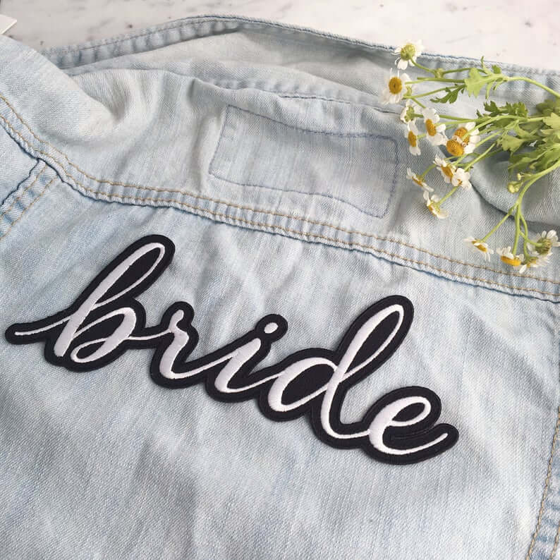 Easy DIY Jacket: Bride Iron-On Patch | Emmaline Bride Wedding Blog