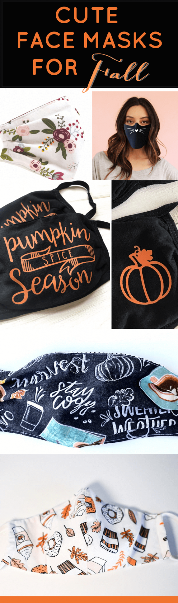 Top 10 Fall Face Masks That Look Cute | Emmaline Home