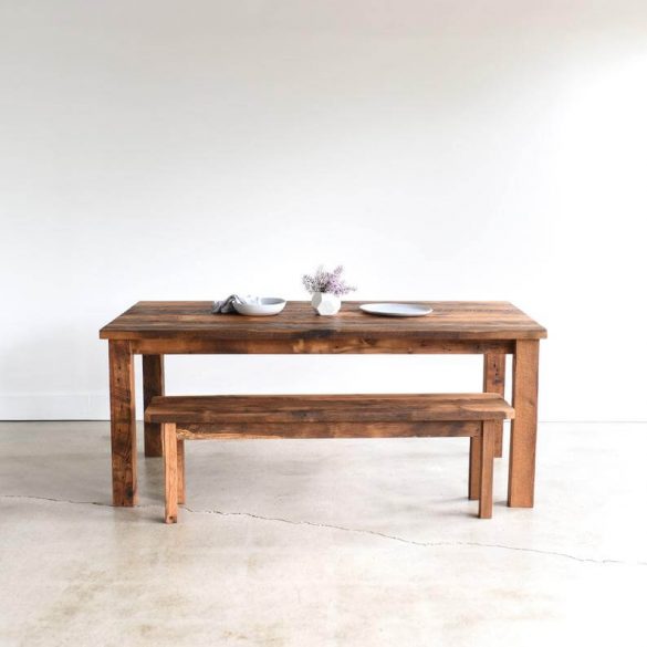 This Handmade Farmhouse Table is Beautiful for Your Kitchen