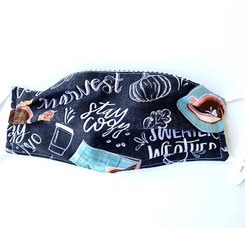 Top 10 Fall Face Masks That Look Cute | Emmaline Home