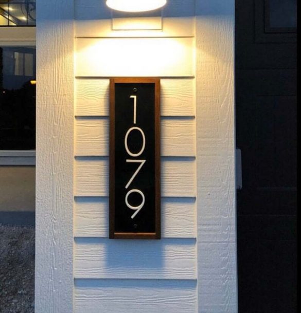 Where to Get Modern House Numbers Signs + Plaques | Emmaline Home