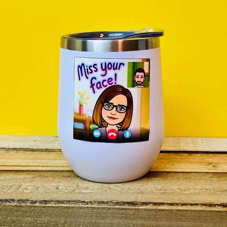Bitmoji Wedding Napkins, Invites + Tumblers: These Are So Much Fun!