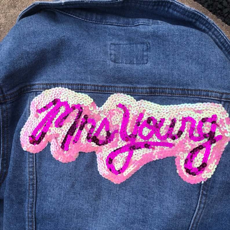 Easy DIY Jacket: Bride Iron-On Patch | Emmaline Bride Wedding Blog