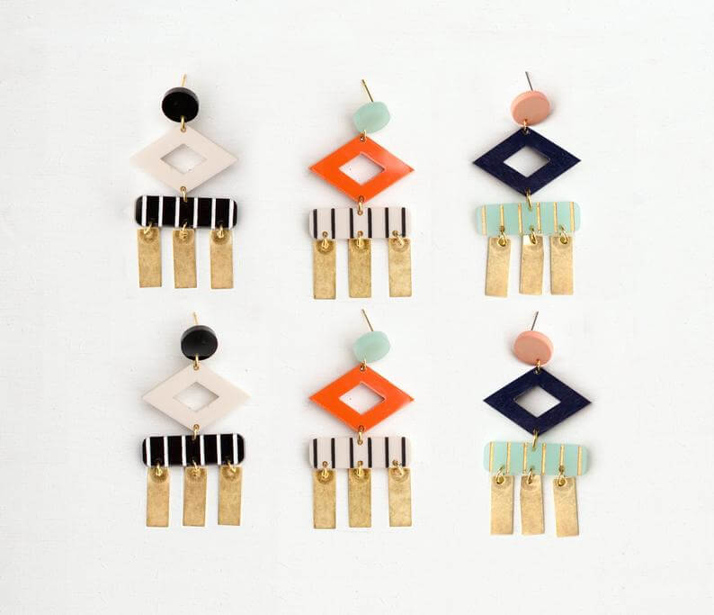12 Bold + Fun Statement Earrings You'll Love to Wear | Emmaline Bride
