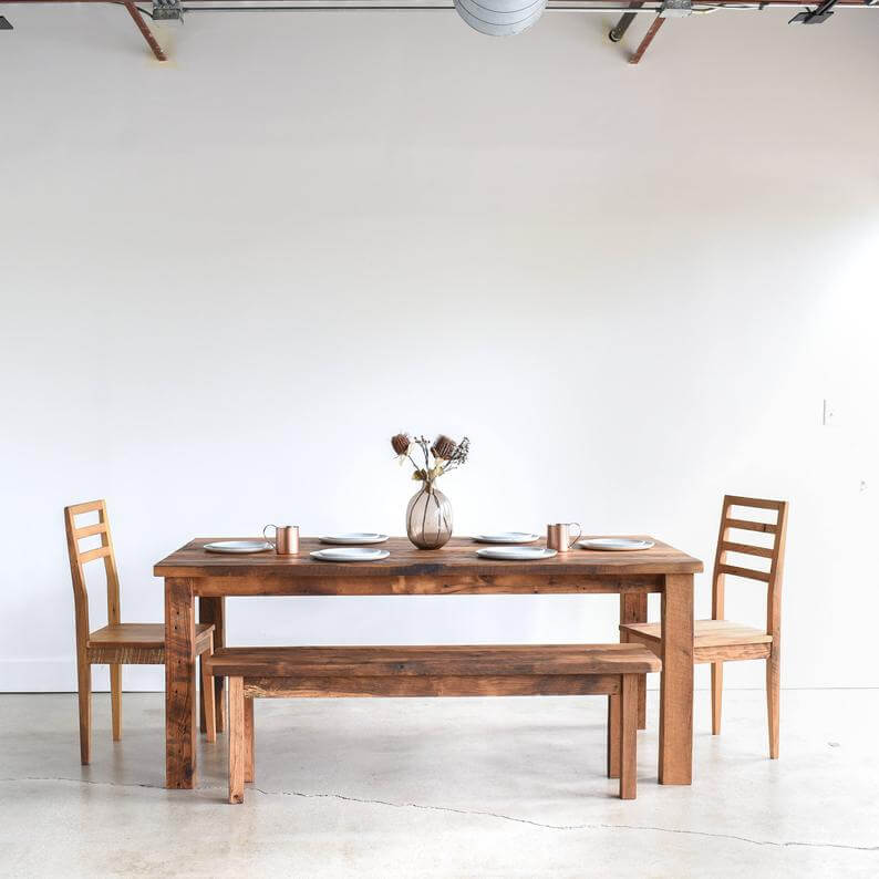 This Handmade Farmhouse Table is Beautiful for Your Kitchen