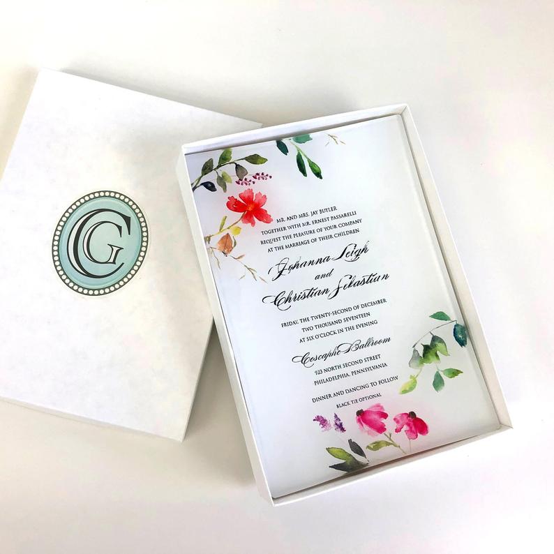 How to Preserve Your Wedding Invitation: Glass Tray | Emmaline Bride