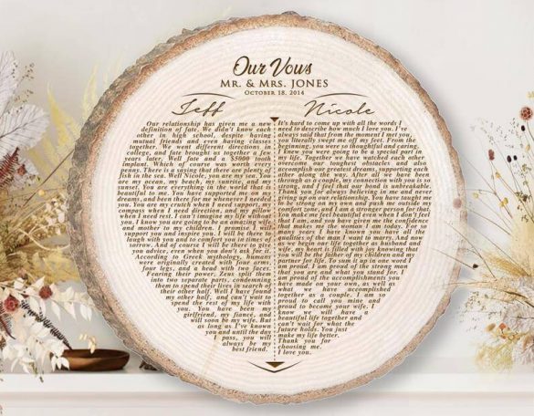 12 Most Unique Wedding Vow Gift Ideas for Your Anniversary