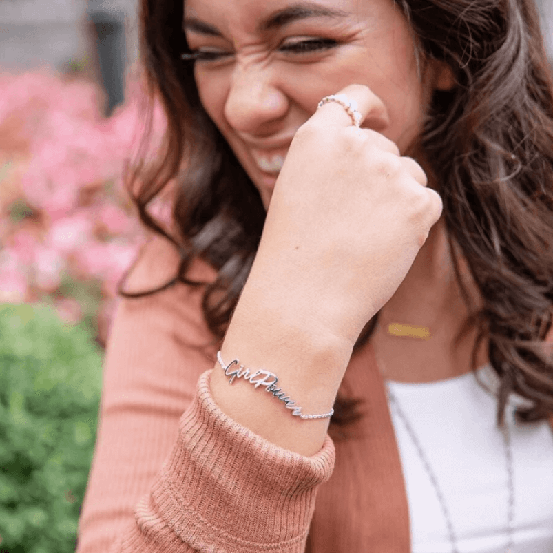 Handwriting Bracelet: Gift For Her Made from Actual Handwritten Note
