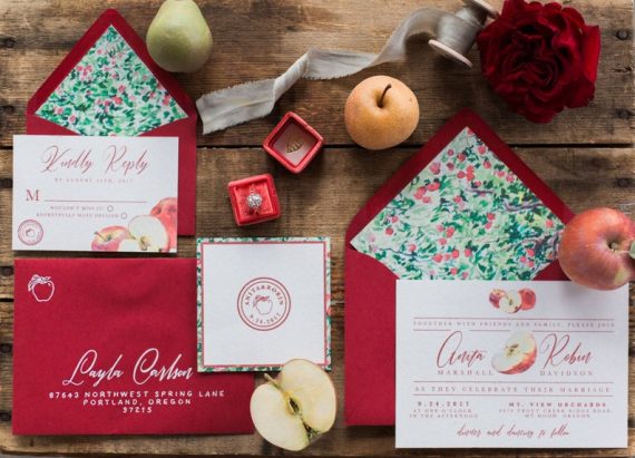 Apple-y Ever After: 34 Apple Themed Wedding Ideas (PHOTOS)