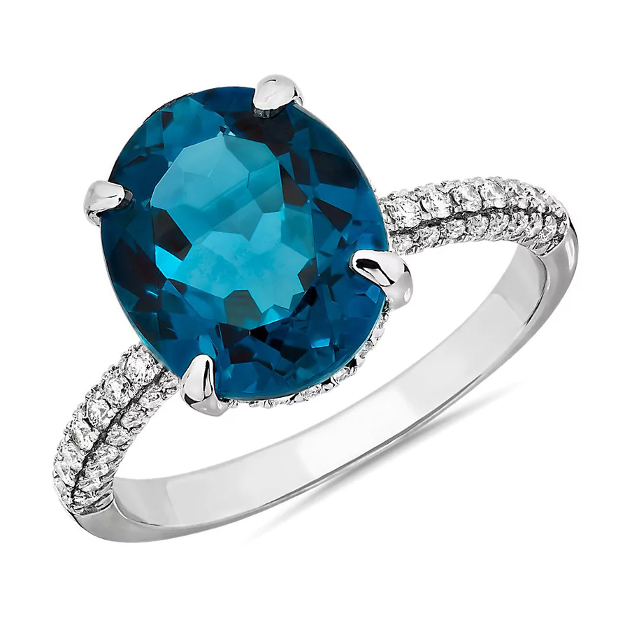 Birthstone Engagement Rings by Month: January to December