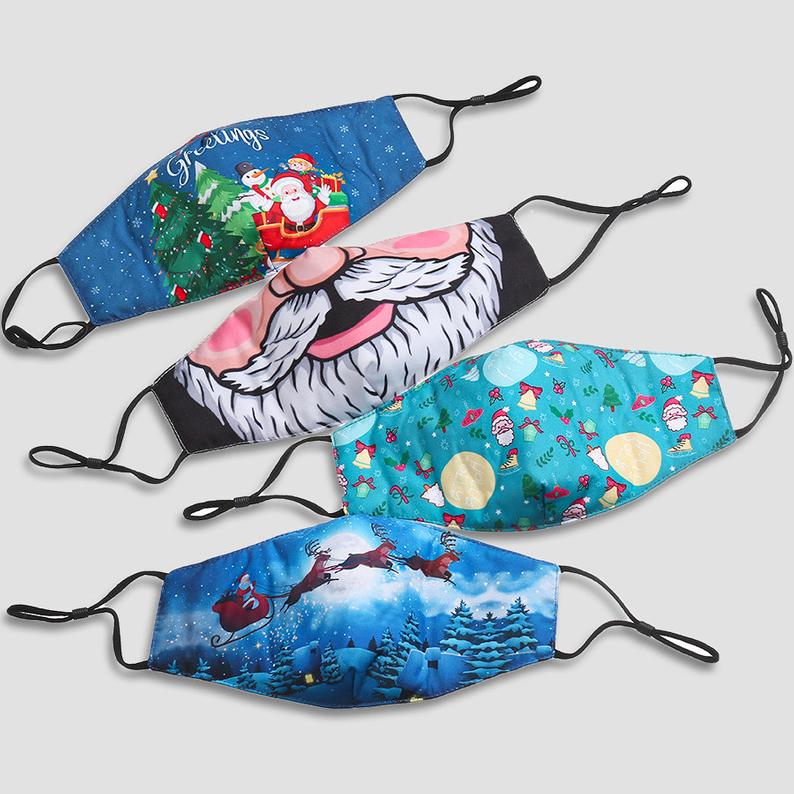 These Christmas Face Masks on Etsy Are Festive + So Extra for 2020