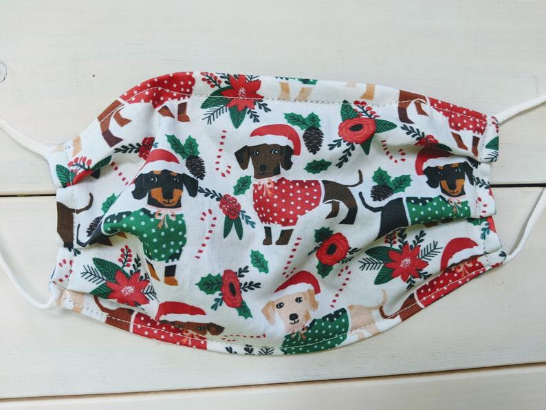 These Christmas Face Masks on Etsy Are Festive + So Extra for 2020