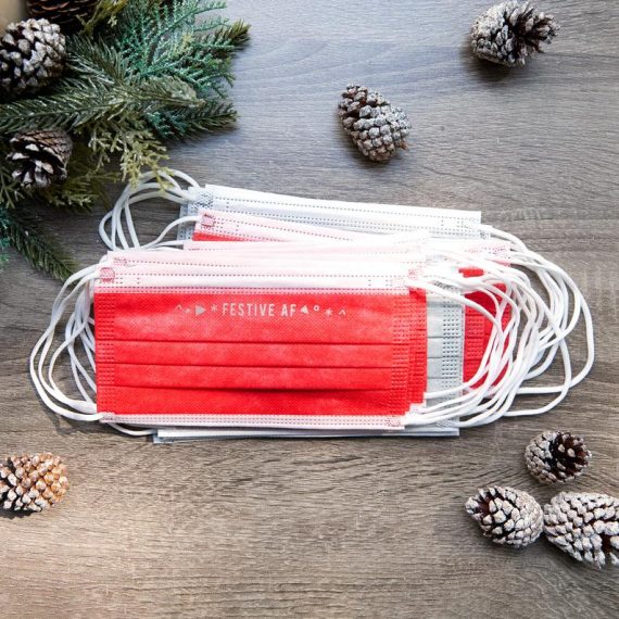 These Christmas Face Masks on Etsy Are Festive + So Extra for 2020