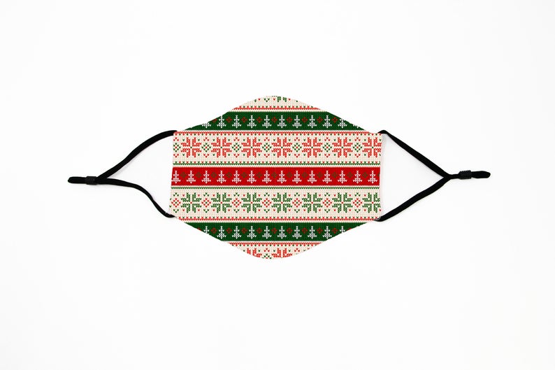 These Christmas Face Masks on Etsy Are Festive + So Extra for 2020