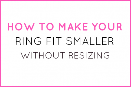 How To Make Your Ring Smaller Without Resizing (Cheap!)