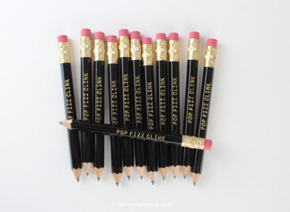 Mini Pencils for Wedding -- HANDMADE-A-DAY | Emmaline Bride Wedding Blog