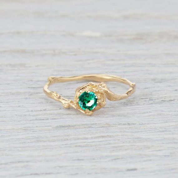 28 Most Unique Earthy Engagement Rings | Emmaline Bride Wedding Blog