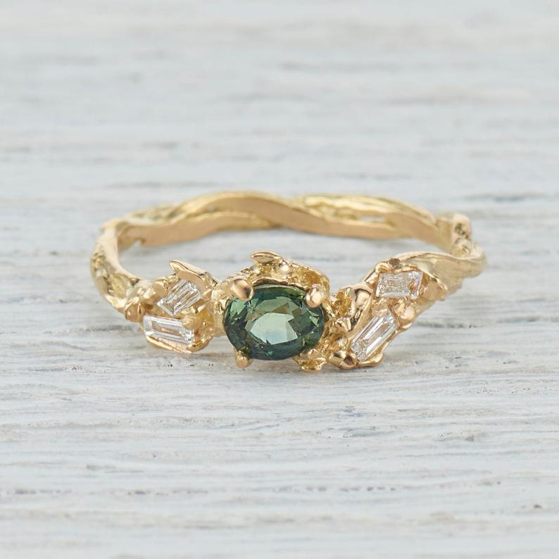 28 Most Unique Earthy Engagement Rings | Emmaline Bride Wedding Blog