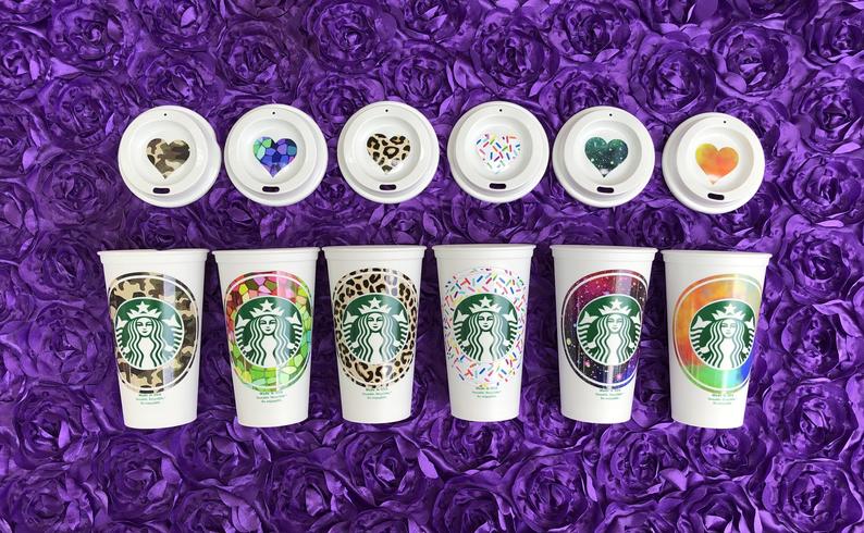 These Coffee Cups Personalized with Names and Lids Make Great Gifts