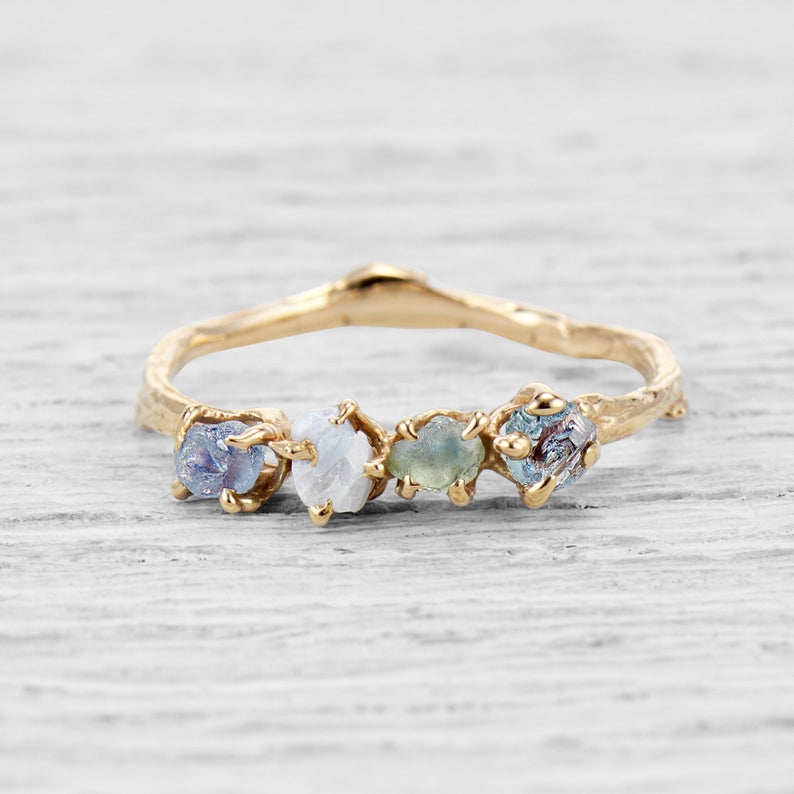 28 Most Unique Earthy Engagement Rings | Emmaline Bride Wedding Blog