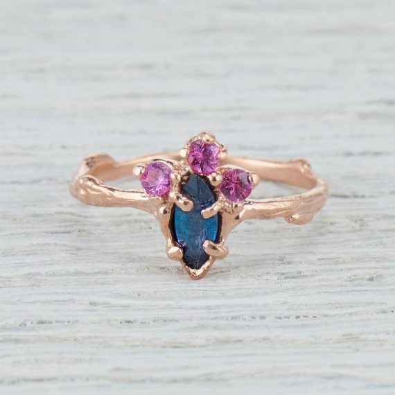 28 Most Unique Earthy Engagement Rings | Emmaline Bride Wedding Blog