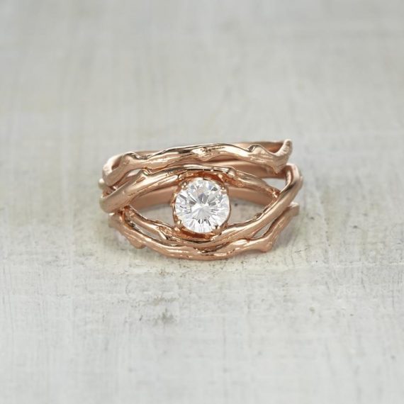 28 Most Unique Earthy Engagement Rings | Emmaline Bride Wedding Blog