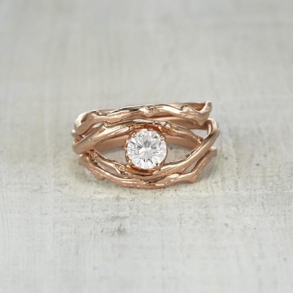 28 Most Unique Earthy Engagement Rings | Emmaline Bride Wedding Blog