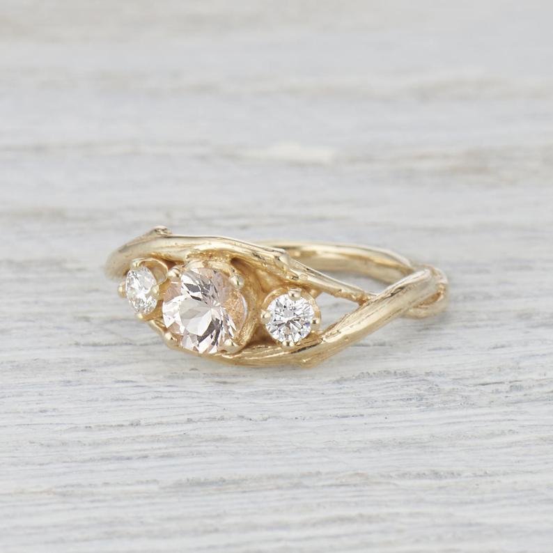 28 Most Unique Earthy Engagement Rings | Emmaline Bride Wedding Blog